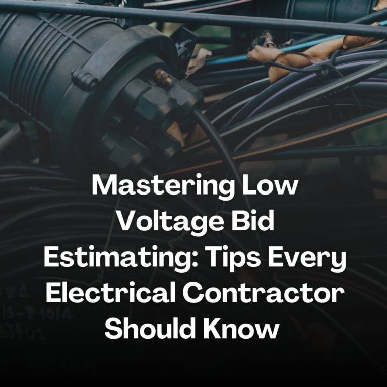 Best Bid: Low Voltage Estimating Tips & Software